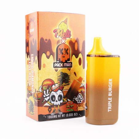 Puff Triple Burger 1000mg Packman – Fromage, diesel | Gardenz