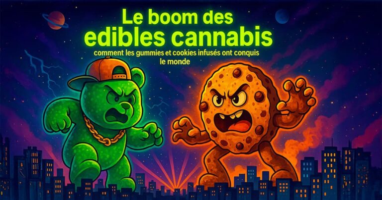 Edibles cannabis, le boom des gummies et cookies infusés